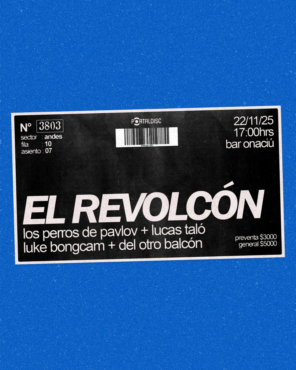 EL REVOLCÓN EN ONACIÚ // PortalTickets.cl
