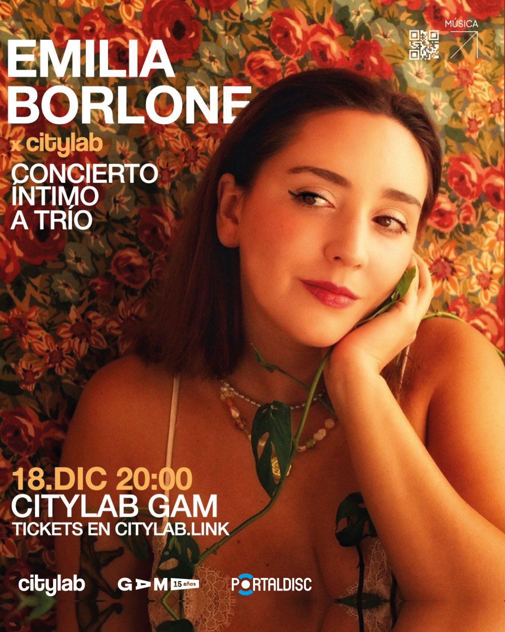 EMILIA BORLONE EN CITYLAB, GAM // PortalTickets.cl