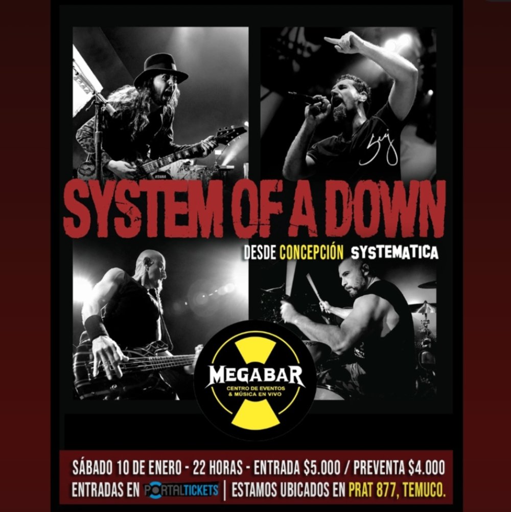 SYSTEMATICA EN MEGABAR, TEMUCO // PortalTickets.cl