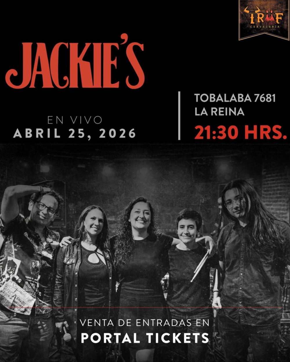 JACKIES EN TRUF BAR // PortalTickets.cl