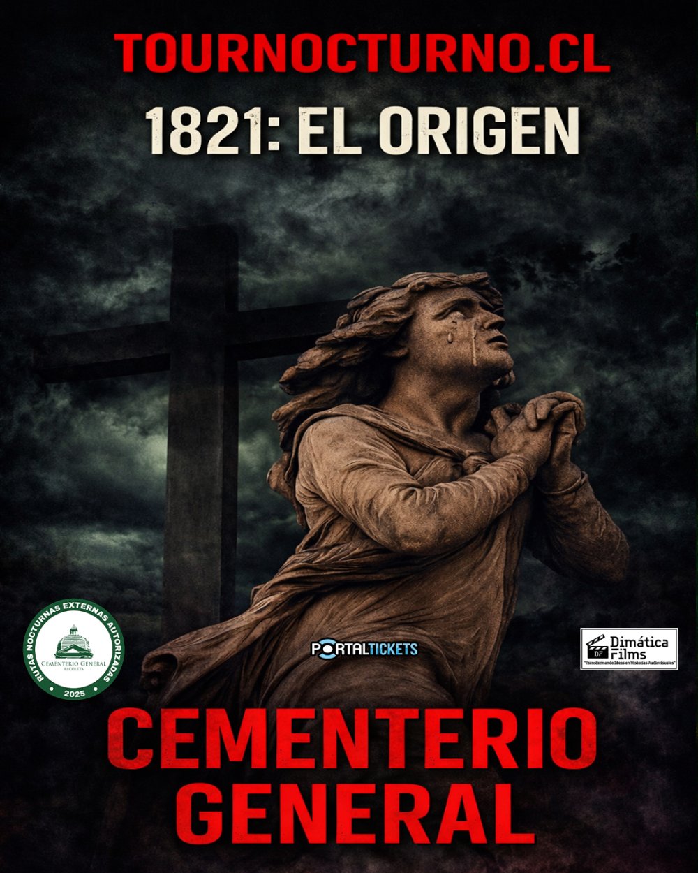 TOUR NOCTURNO CEMENTERIO GENERAL: 1821 EL ORIGEN TRASNOCHE - SABADO 11 ...