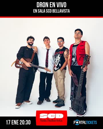 KIT DE DIFUSIÓN: DRON EN VIVO EN SALA SCD BELLAVISTA // PortalTickets.cl