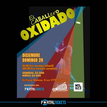 KIT DE DIFUSIÓN: EL CABALLERO OXIDADO EN SALA DANKE - CASA MALEZA ...