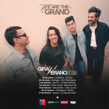 KIT DE DIFUSIÓN: WE ARE THE GRAND EN IQUIQUE // PortalTickets.cl