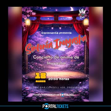 KIT DE DIFUSIÓN: SINFONÍA INUYASHA EN LUDUM BAR // PortalTickets.cl