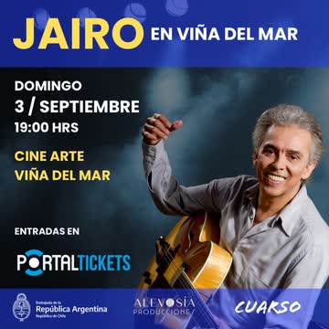 KIT DE DIFUSIÓN: JAIRO EN VIÑA DEL MAR // PortalTickets.cl
