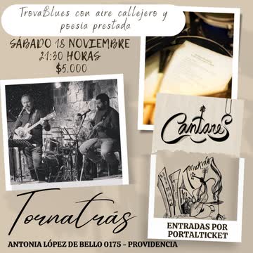 KIT DE DIFUSIÓN: TORNATRAS EN CANTARES BAR // PortalTickets.cl